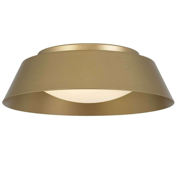 Bedroom Lights, 11 inch Brass LED Flush Mount, Antique Brass Bedroom ...