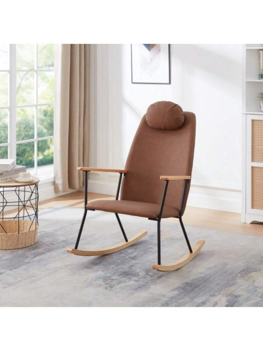 Bedroom Luxury Chair Makeup Headrest Balcony Comfortable Lounge Chair Rocking Reading Poltrone ...