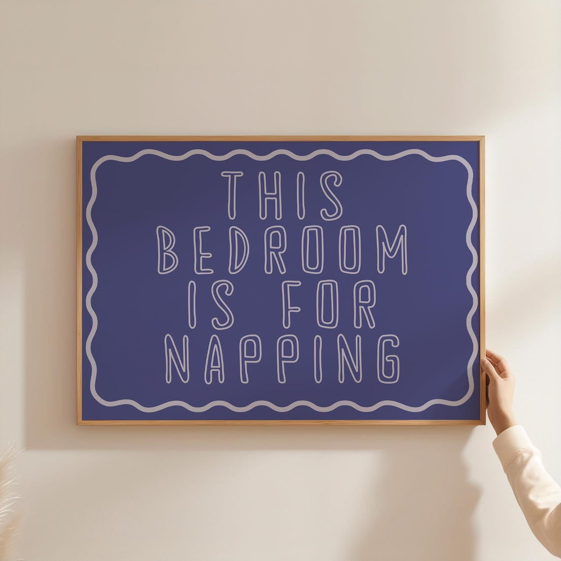 This Bedroom Is For Napping, Retro Bedroom Posters, Trendy Wall Art ...