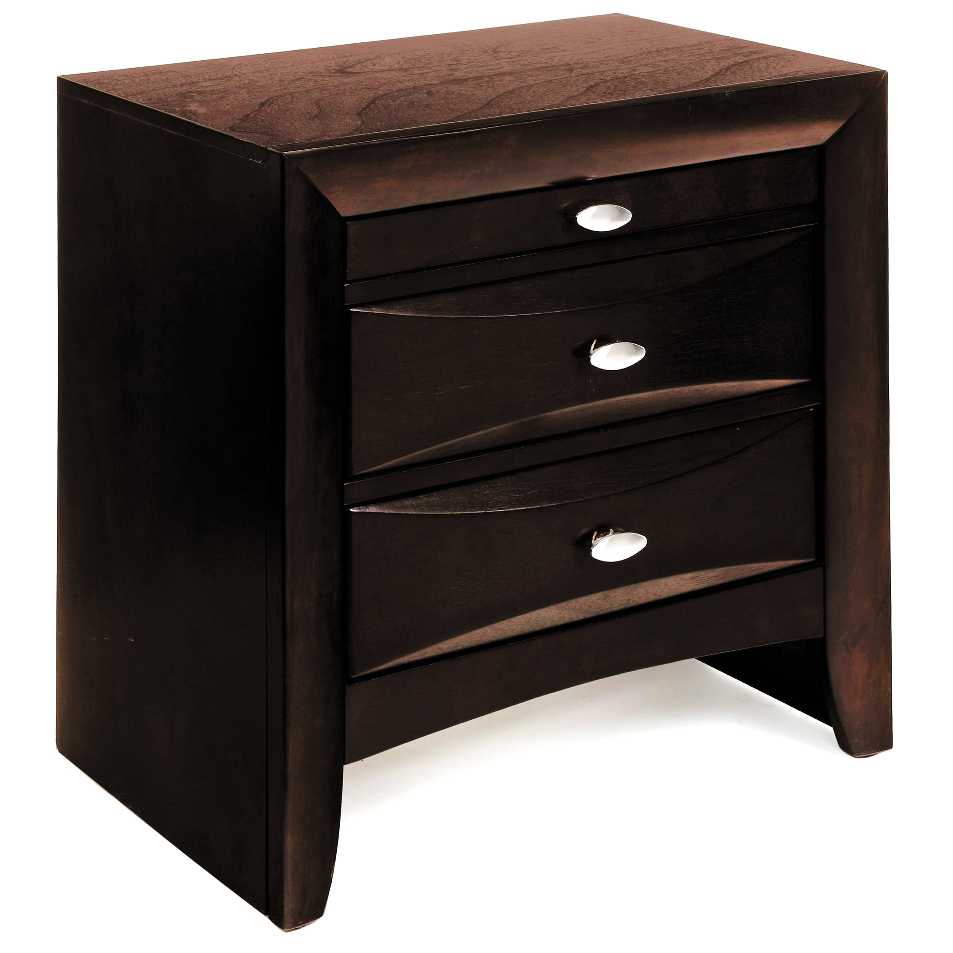 Bedroom Nightstand With Ample Storage - 2 Drawers And A Useful Tray ...