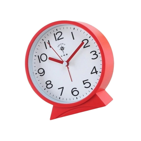 Bedroom Not Ticking Desk Clock with Quiet Mechanism Big Numerals ...