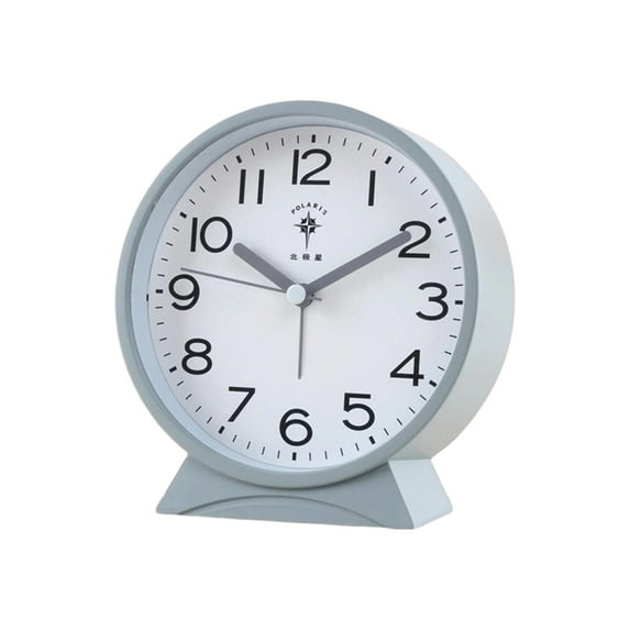 Bedroom Not Ticking Desk Clock with Quiet Mechanism Big Numerals ...