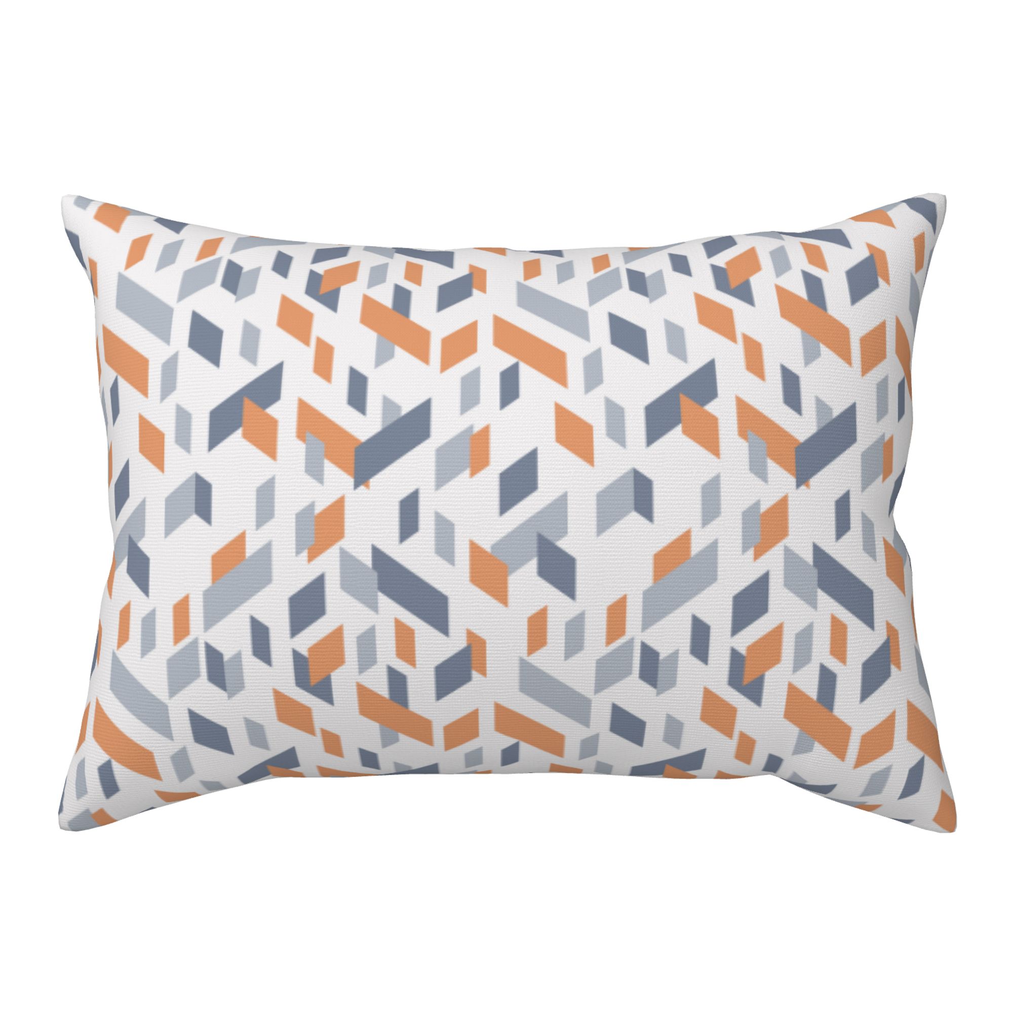 Bedroom Outdoor Decorations Rectangle Two Sides Printed Geometric Shape ...