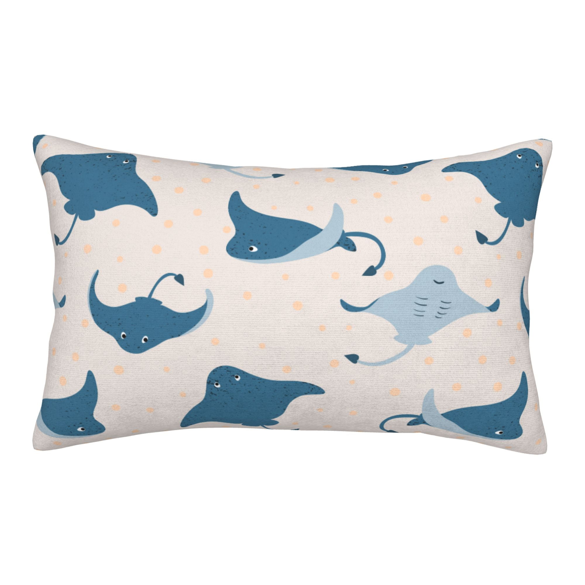 Bedroom Outdoor Decorations Rectangle Two Sides Printed Underwater ...