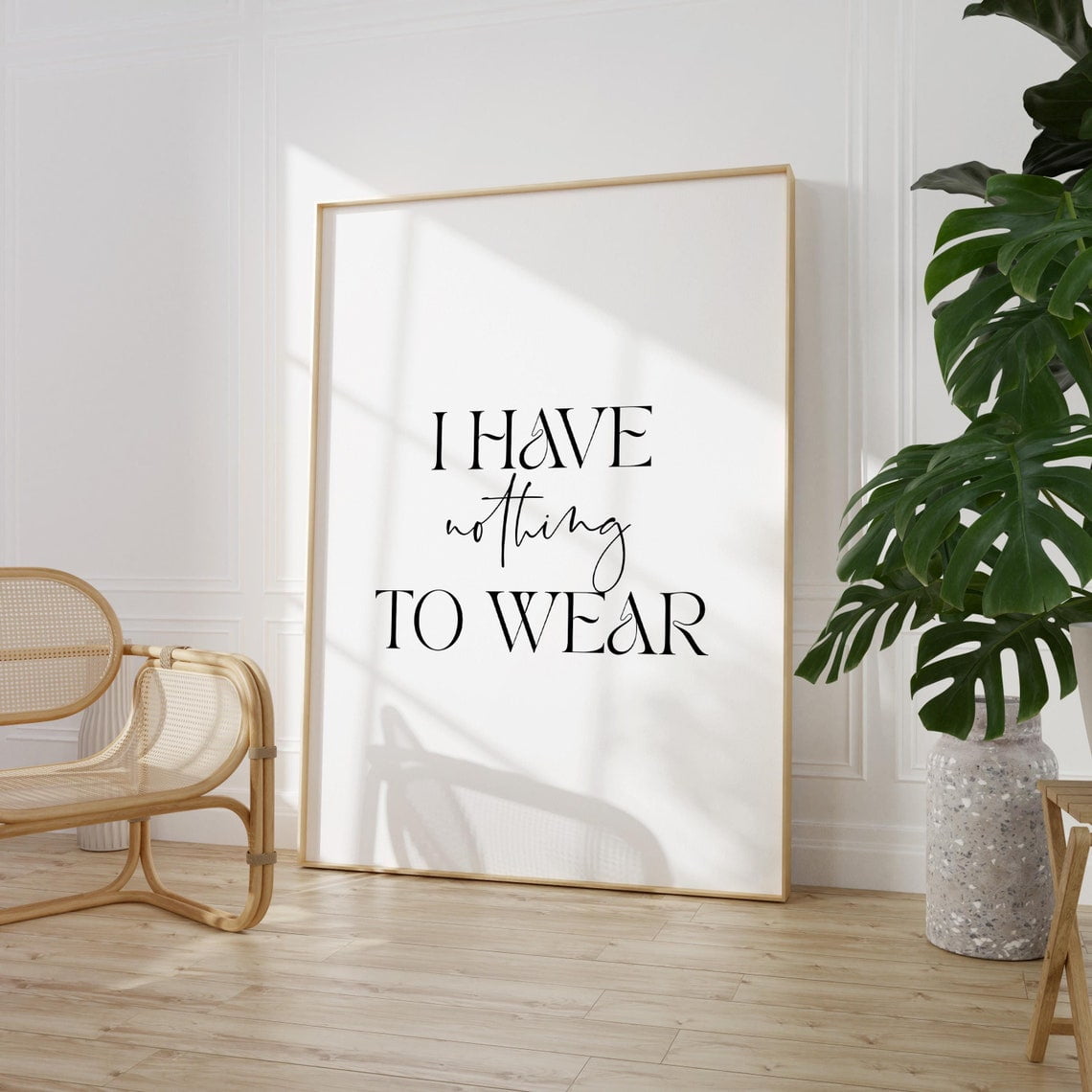 Bedroom Poster, Make Up Poster, Dressing Room Poster, I Have Nothing To ...
