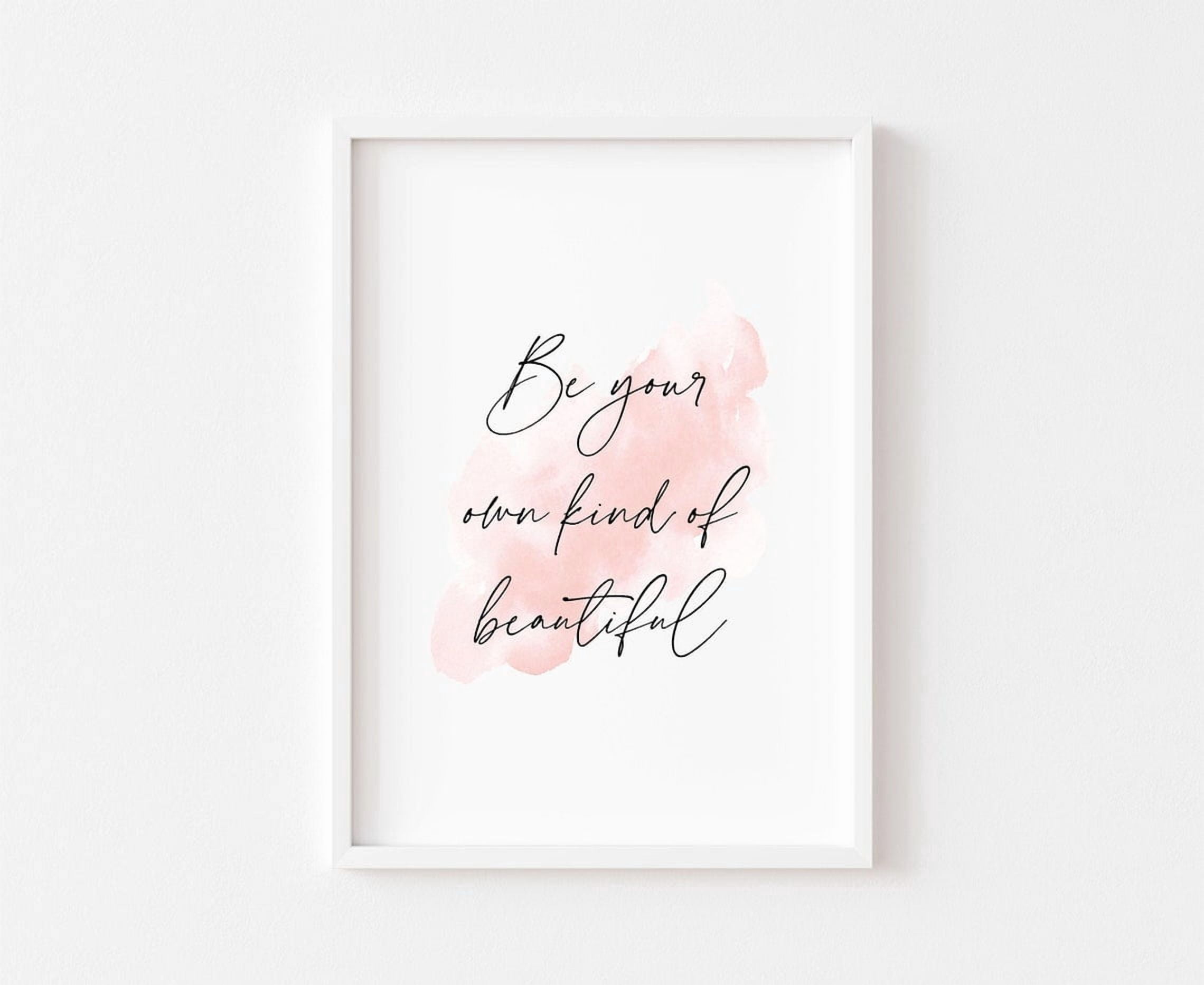 Bedroom Poster Pink, Bedroom Decor, Watercolour Poster Wall Art ...