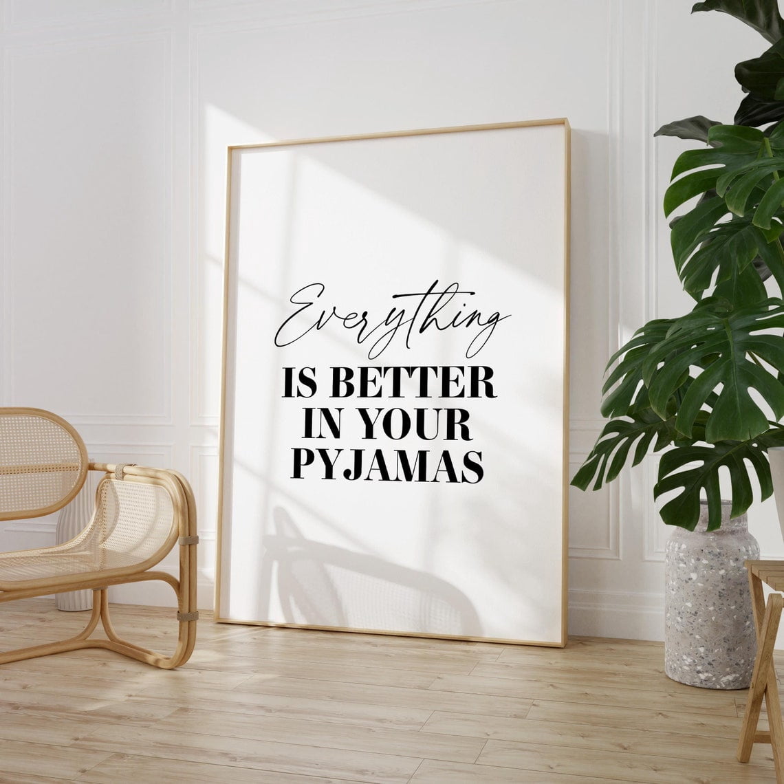 Bedroom Poster, Pyjamas Poster, Dressing Room Poster, Home Posters ...