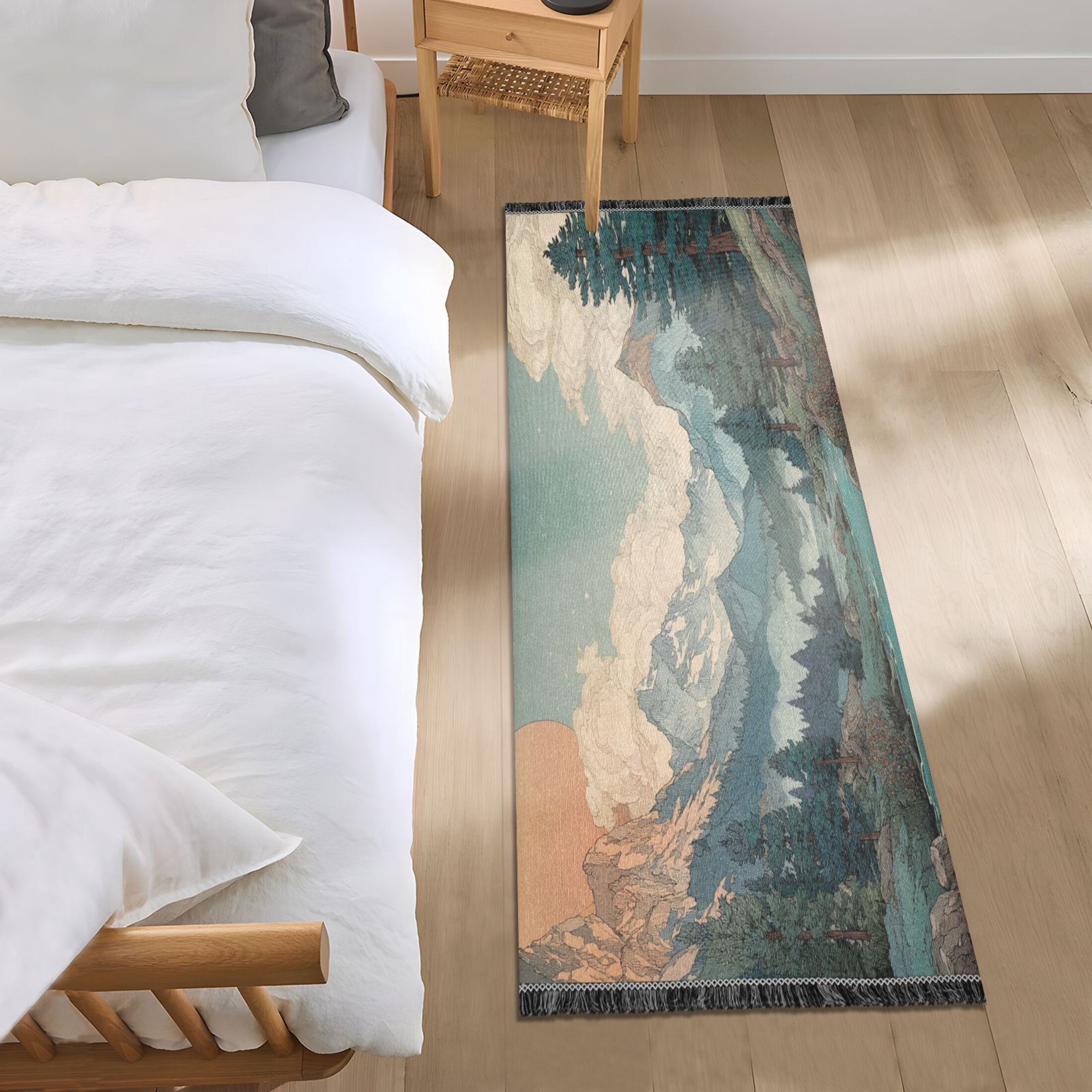 Bedroom Rug Bedroom Long Carpet Indoor Non-Slip Durable Carpet Floor ...