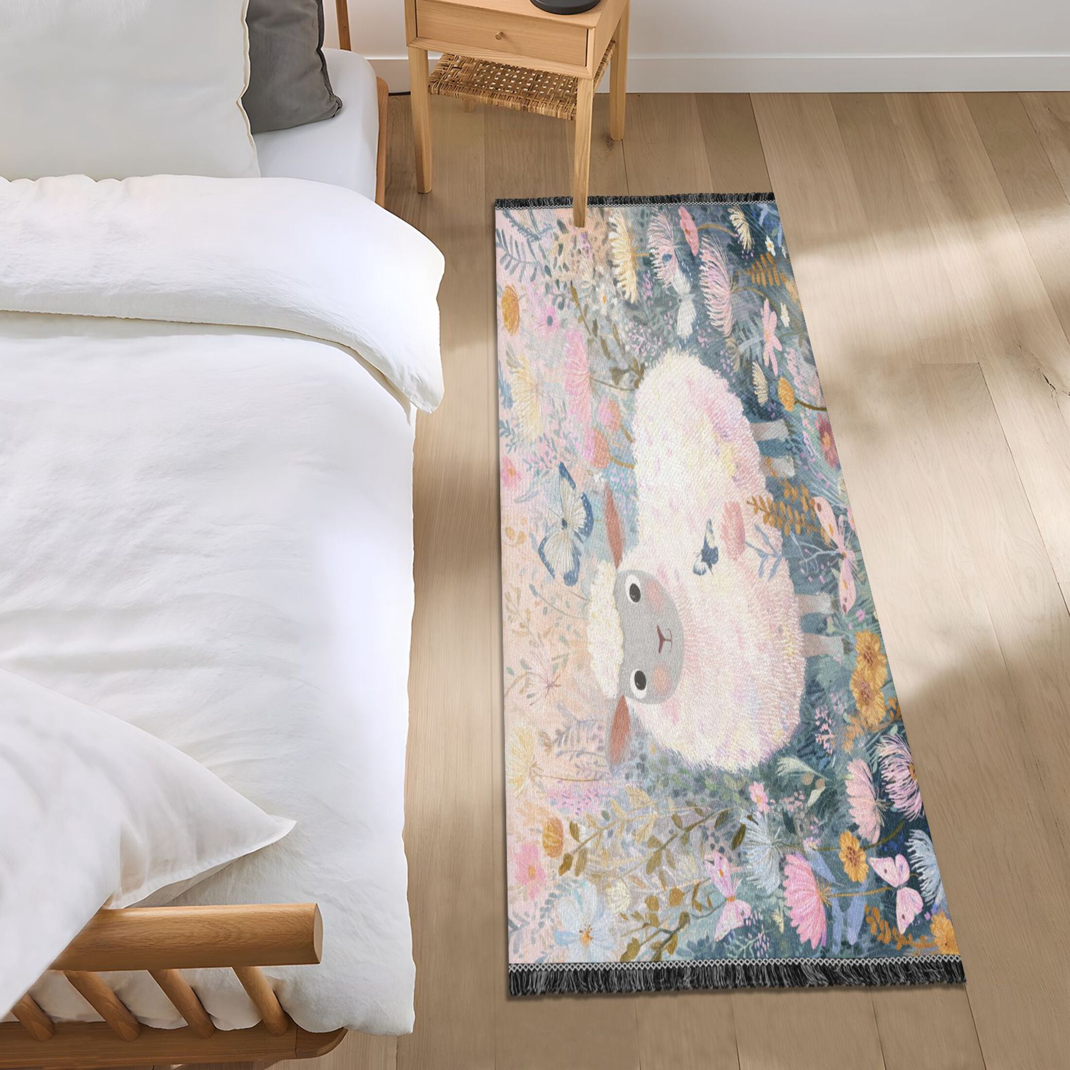 Bedroom Rug Bedroom Long Carpet Indoor Non-Slip Durable Carpet Floor ...