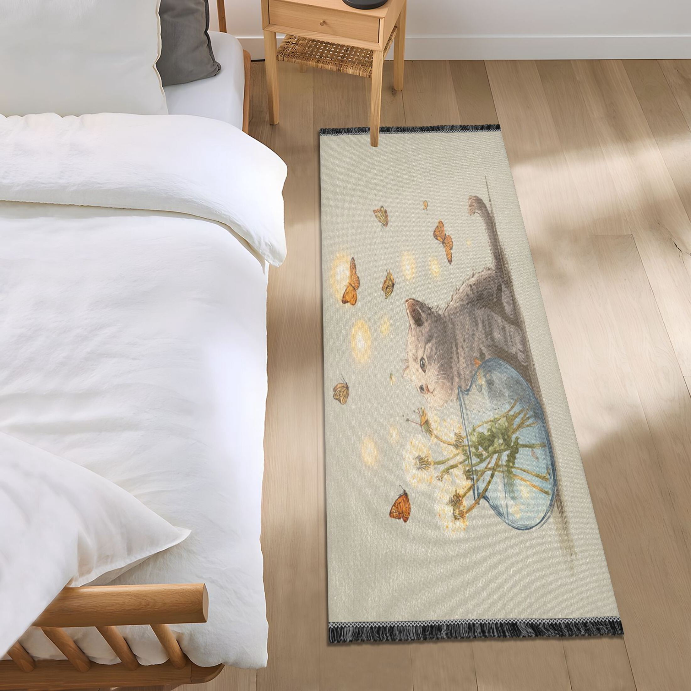 Bedroom Rug Bedroom Long Carpet Indoor Non-Slip Durable Carpet Floor ...