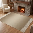 Bedroom Rug Carpet 3'x 5', Beige Ombre Washable Floor Carpet with ...