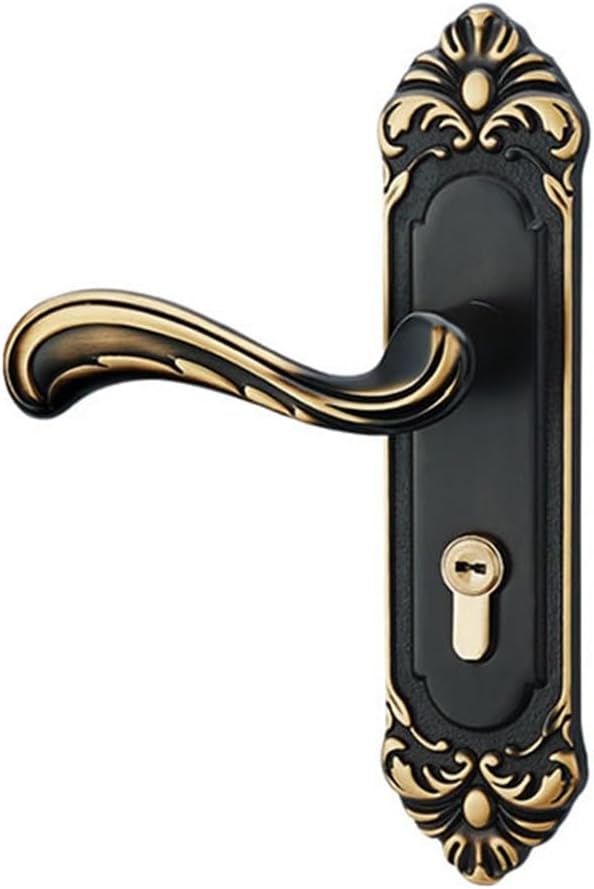 Bedroom Silent Door Lock Interior Copper Room Door Lock Gold Copper ...