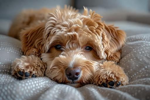 Bedroom Sleep Puppy Schnoodle Jigsaw Puzzles 500 Pieces for Adults Home ...