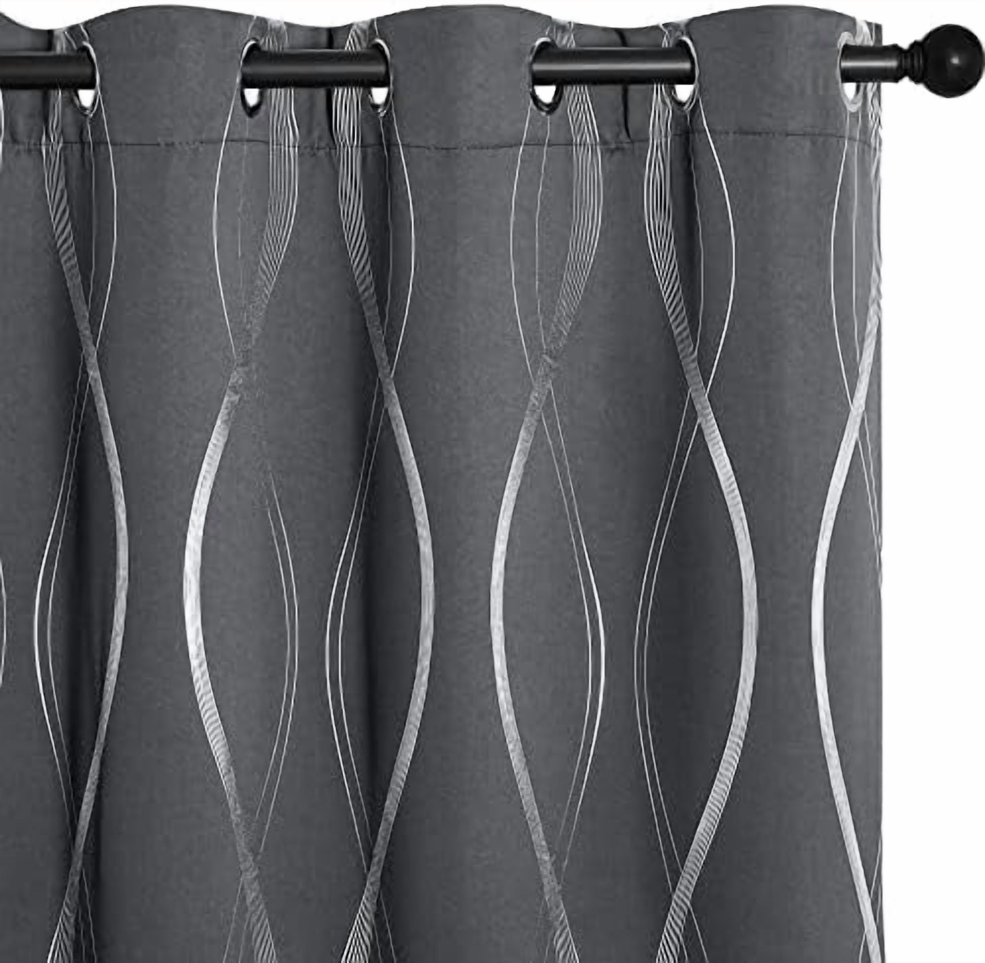 Bedroom Small Blackout Curtain Panels, Window Treatment Thermal ...