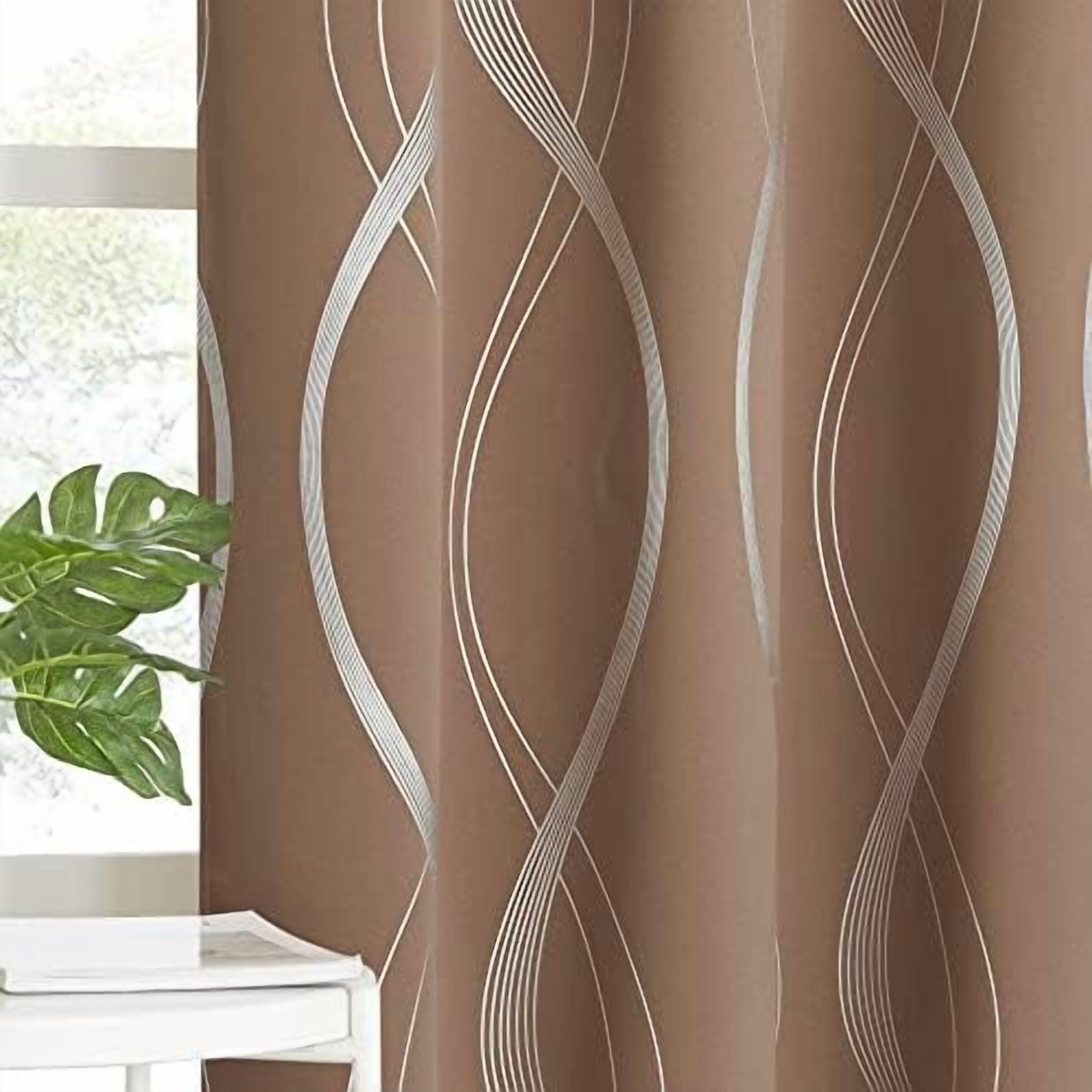 Bedroom Small Blackout Curtain Panels, Window Treatment Thermal ...