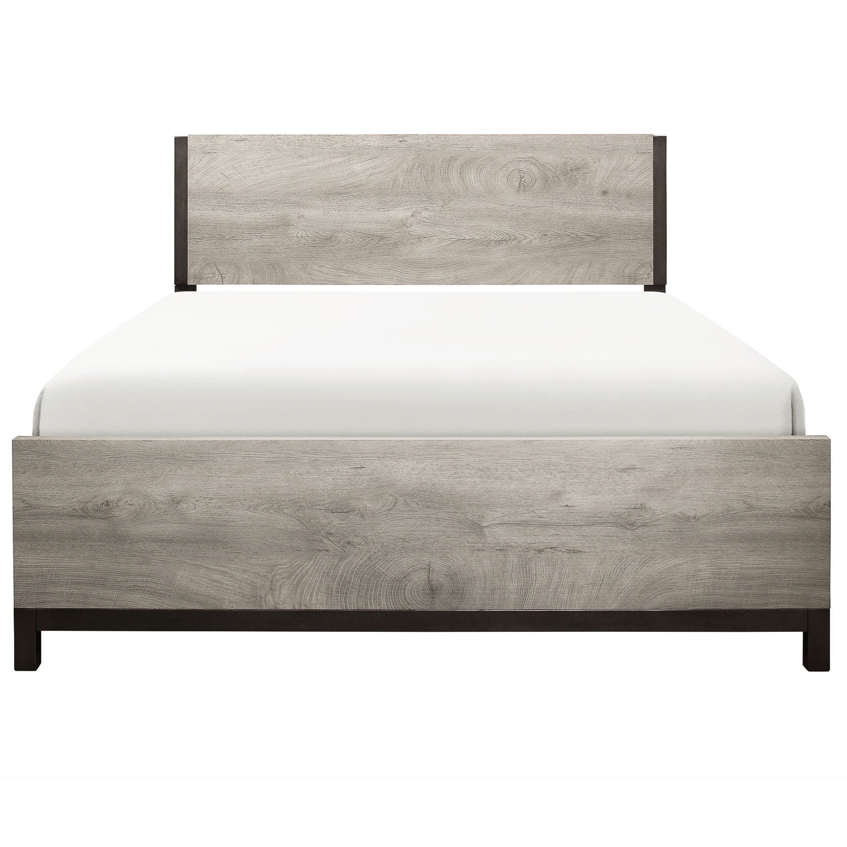 Bedroom Styling Key - Full Size Bed with Two-Tone Color Scheme ...