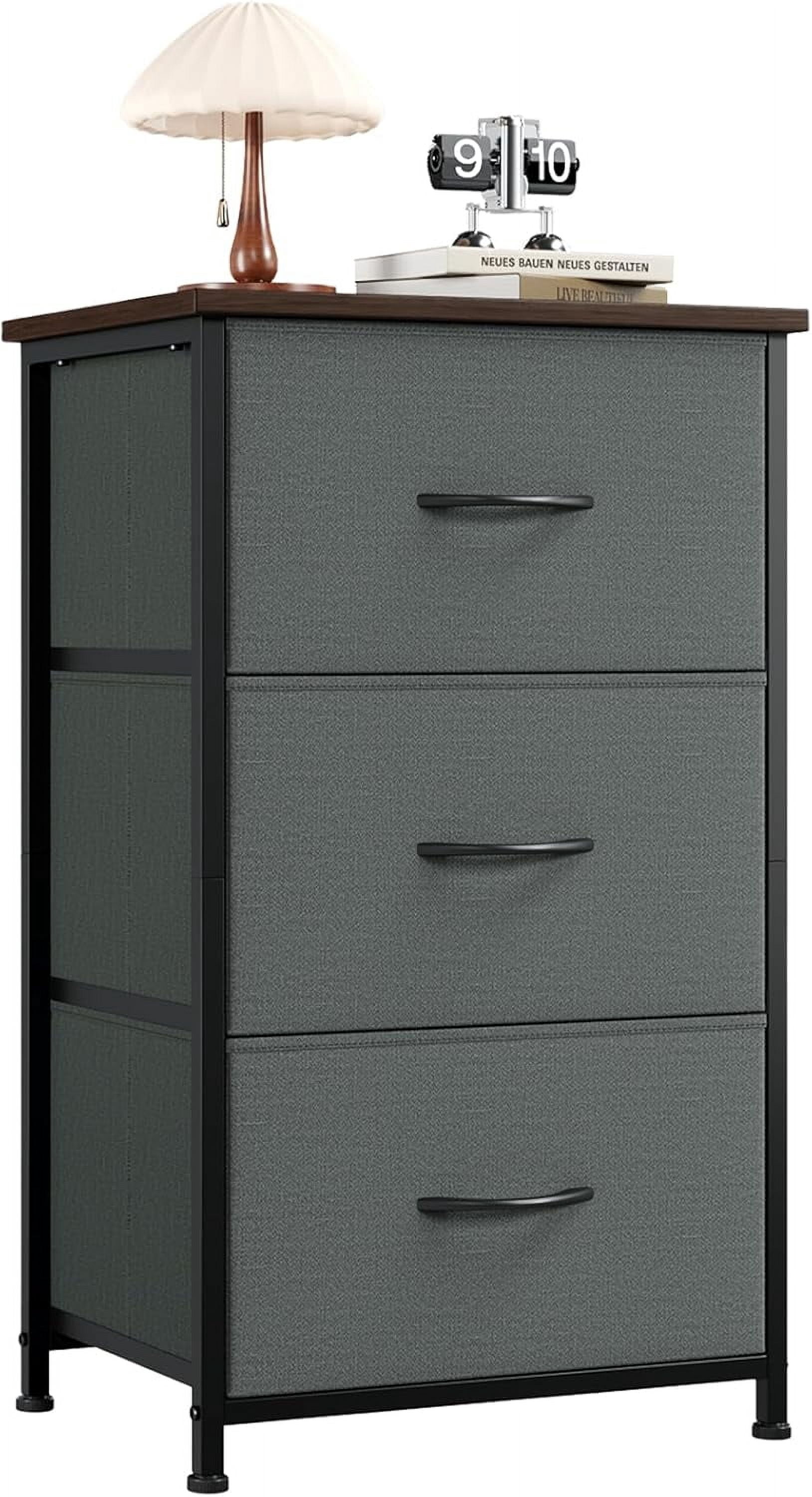Bedroom Tall Dresser with 6 Drawers and Side Pockets, Storage Organizer ...
