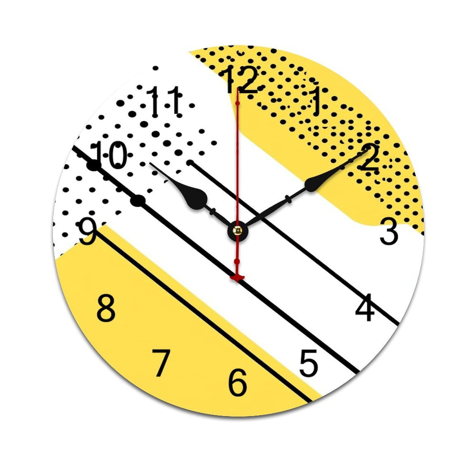 Bedroom Wall Clocks Abstract Geometric Design Living Room Clocks ...