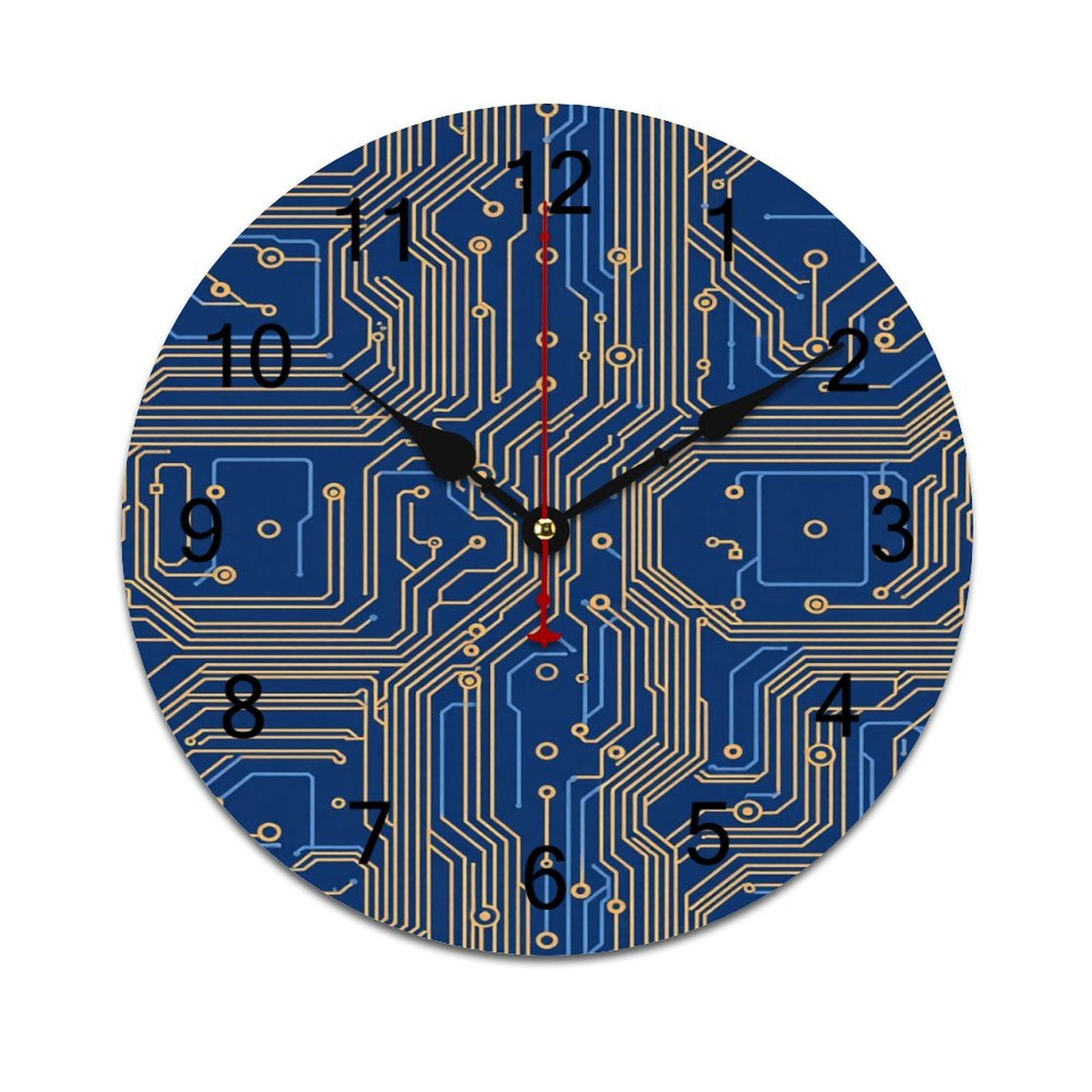 Bedroom Wall Clocks Circuit Board Design Living Room Clocks Ornaments ...