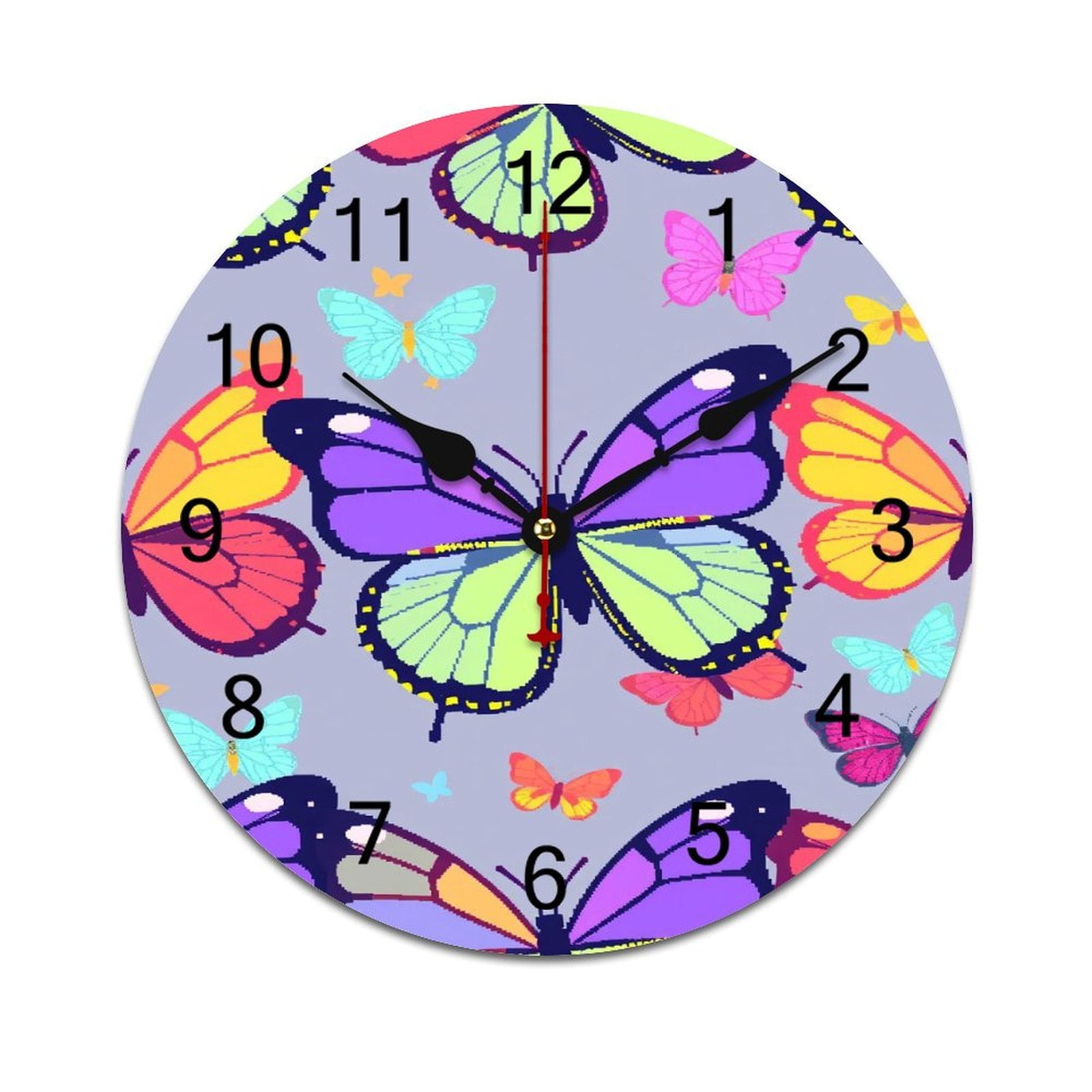 Bedroom Wall Clocks Enchanting Butterfly Living Room Clocks Ornaments ...
