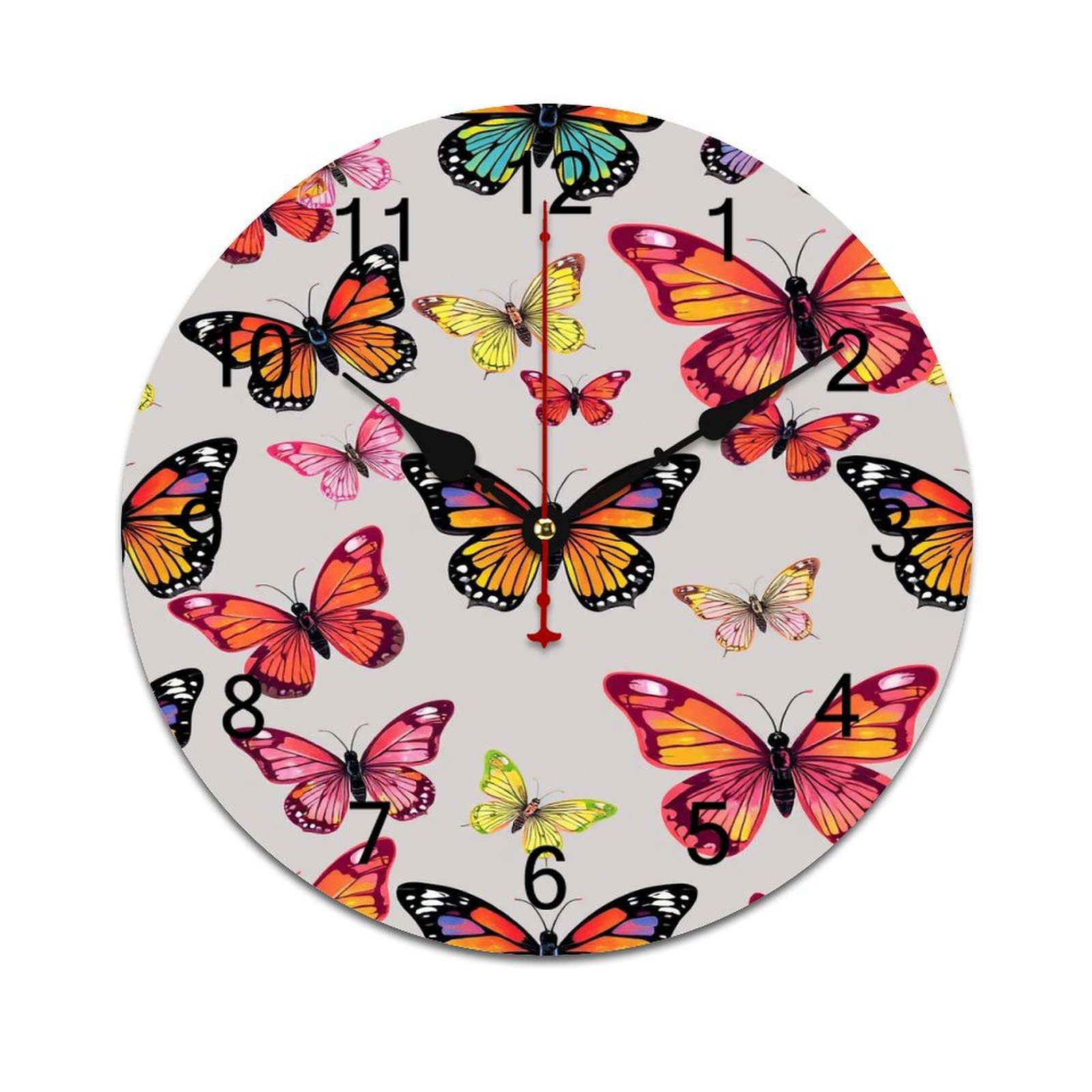 Bedroom Wall Clocks Enchanting Butterfly Living Room Clocks Ornaments ...