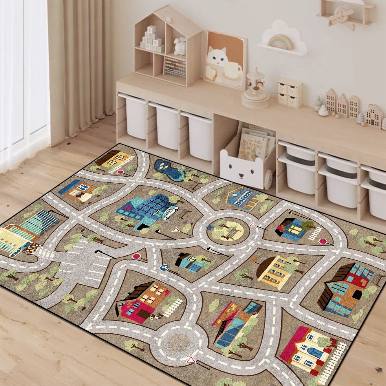 Bedroom ration Children Soft Carpet Child Play Games Floor Mat Boys ...