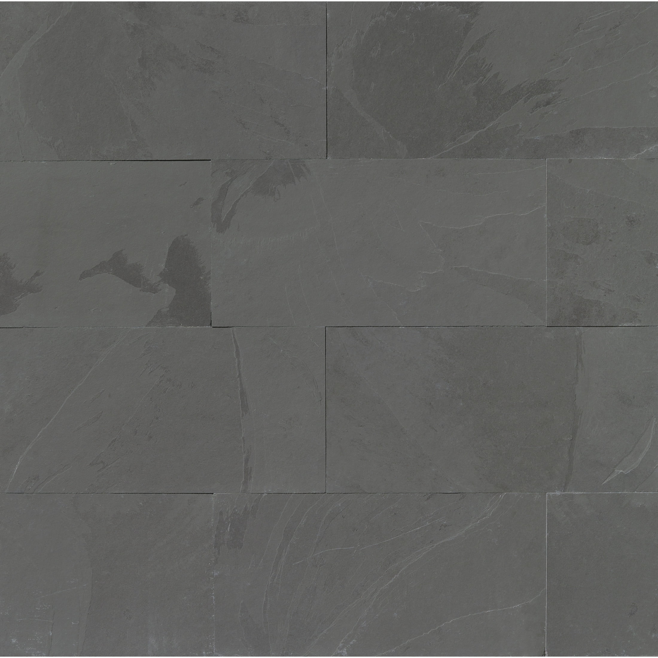 Bedrosians Black Pearl Rectangle Gauged Slate Tile 12 x 24, Black Pearl ...