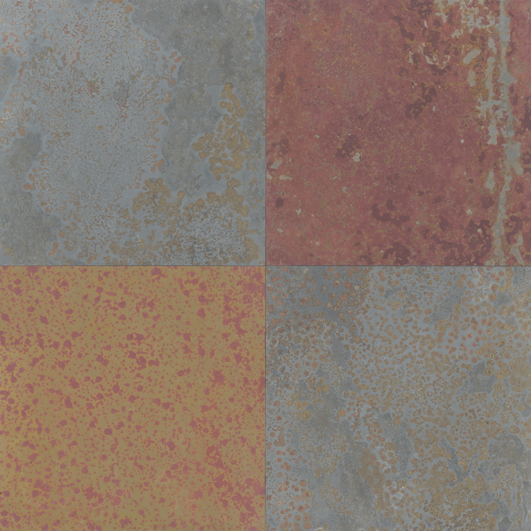Bedrosians Brazilian Multicolor Square Gauged Slate Tile 24 x 24 ...