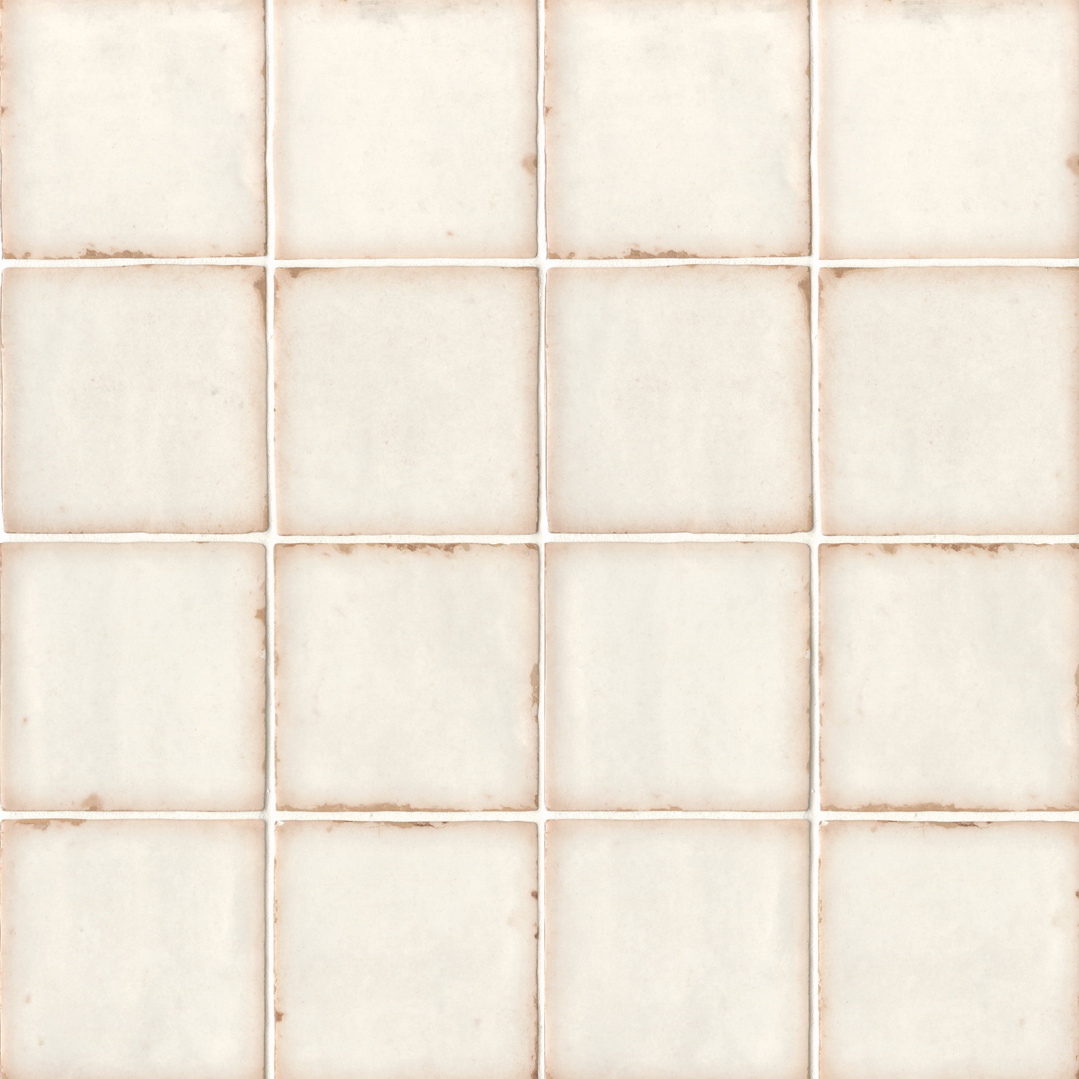 Bedrosians Casablanca Matte Ceramic Tile 5" x 5", White (32-Pack, 5.27 ...