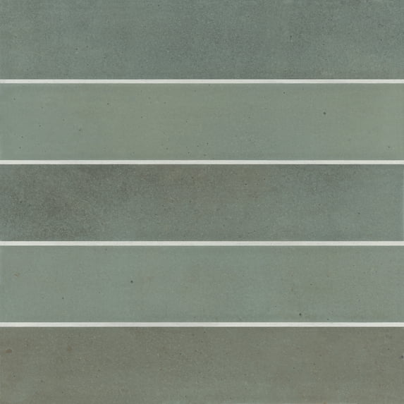 Bedrosians Celine Rectangle Matte Porcelain Tile 3 x 12, Sage (5.38 sq ...