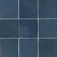 Bedrosians Cloe Square Gloss Ceramic Tile 5 x 5, Blue (10.83 sq. ft ...