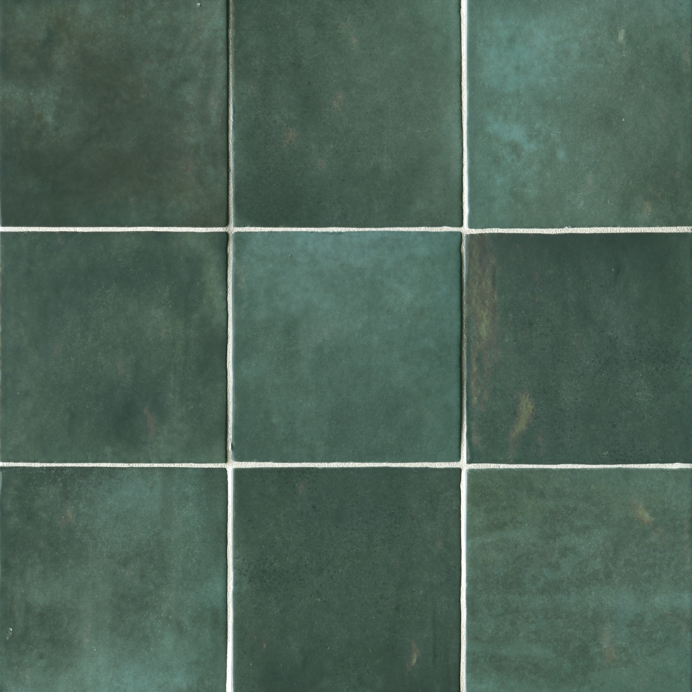 Bedrosians Cloe Square Gloss Ceramic Tile 5 x 5, Green (10.76 sq. ft ...