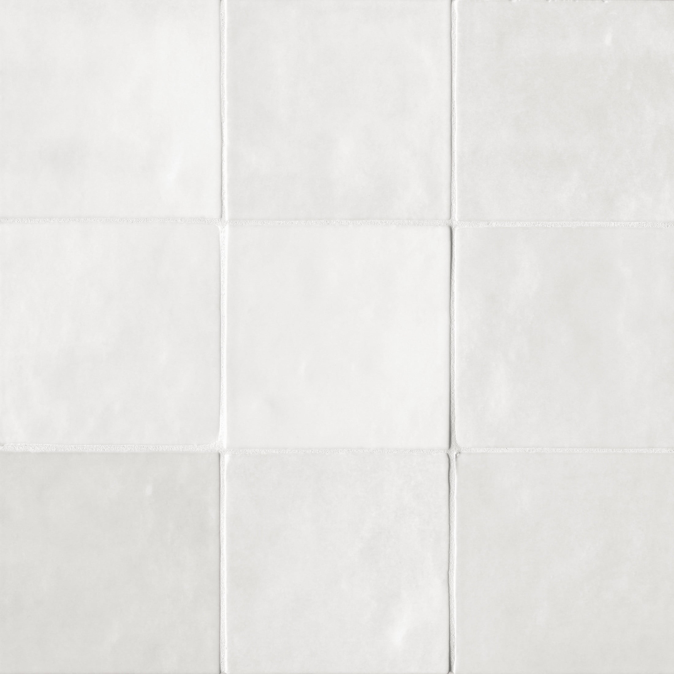 Bedrosians Cloe Square Gloss Ceramic Tile 5 x 5, White (10.83 sq. ft ...