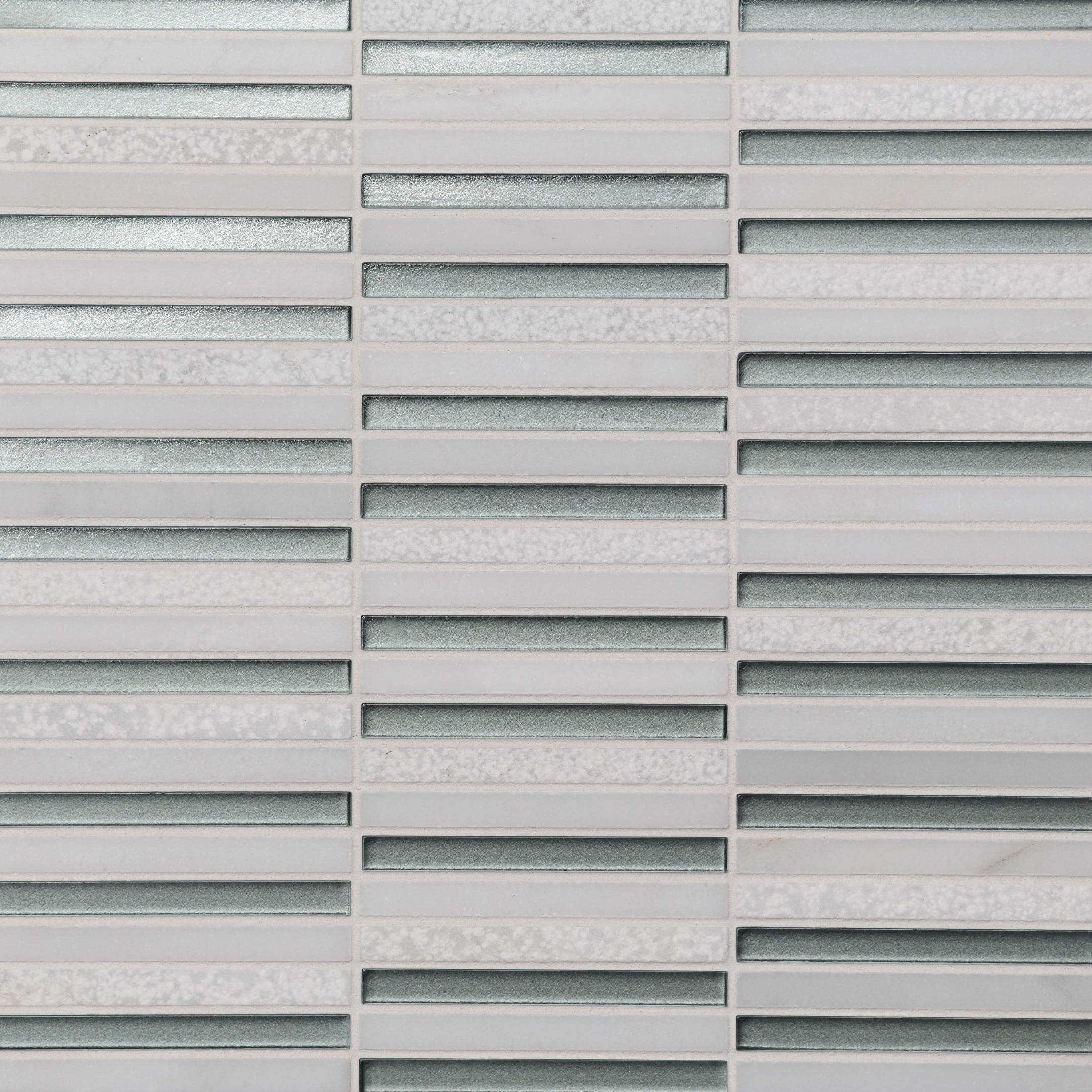 Bedrosians Kaikos Rectangle Matte Glass Mosaic 12 x 12, Light Green (9. ...