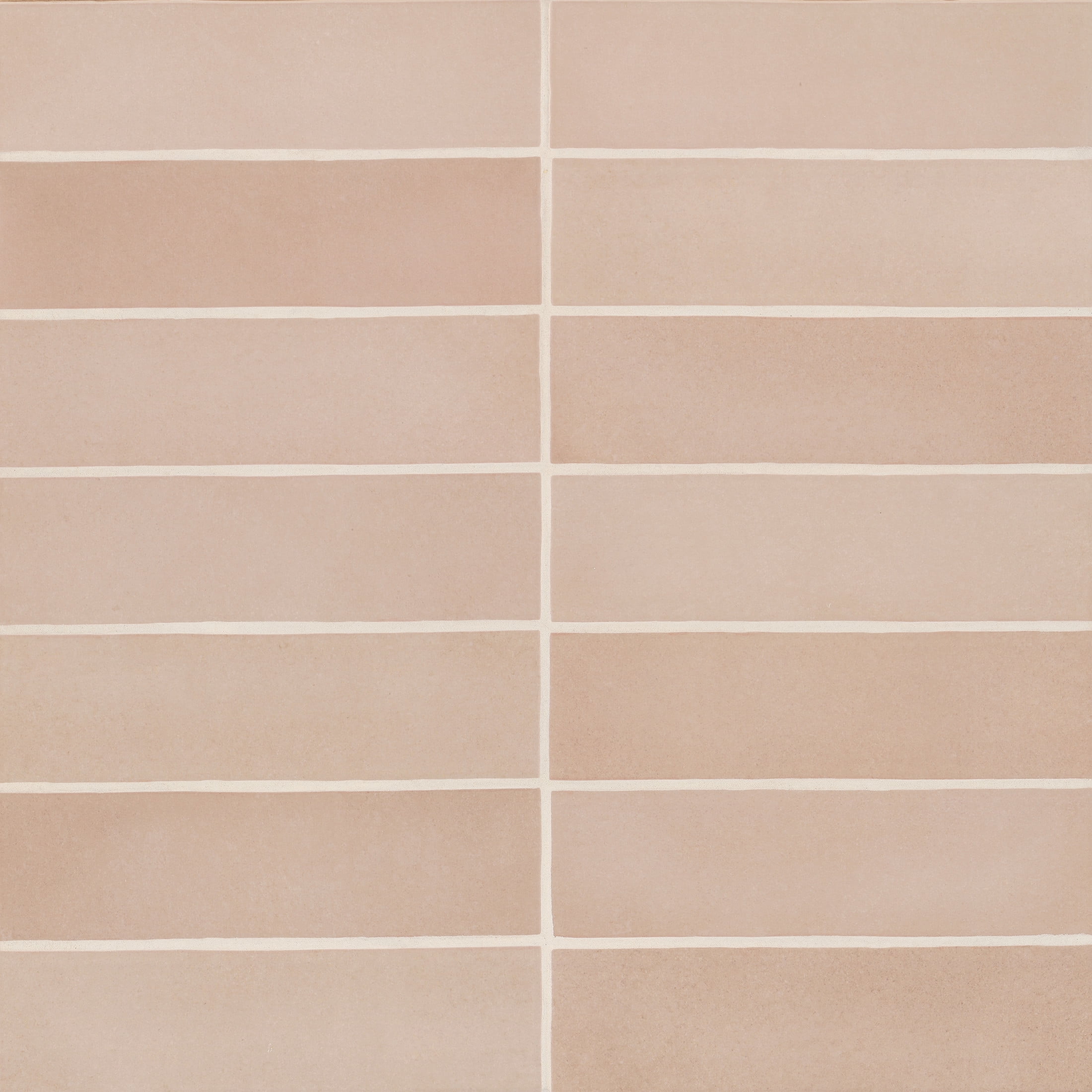 Bedrosians Makoto Rectangle Matte Ceramic Tile 3 x 10, Momoiro Blush (5 ...