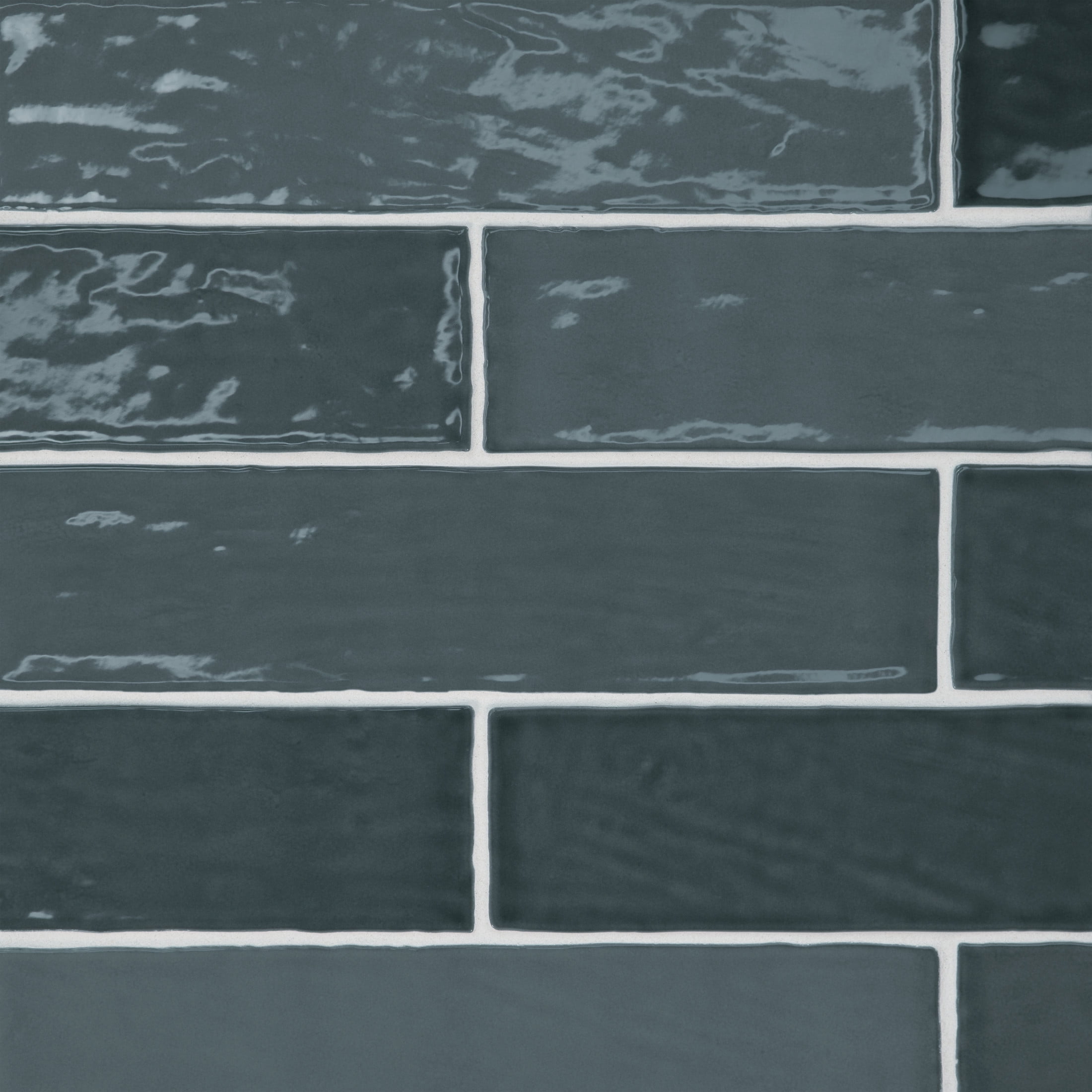 Bedrosians Marin Rectangle Gloss Ceramic Tile 3 x 10, Midnight Tide ...