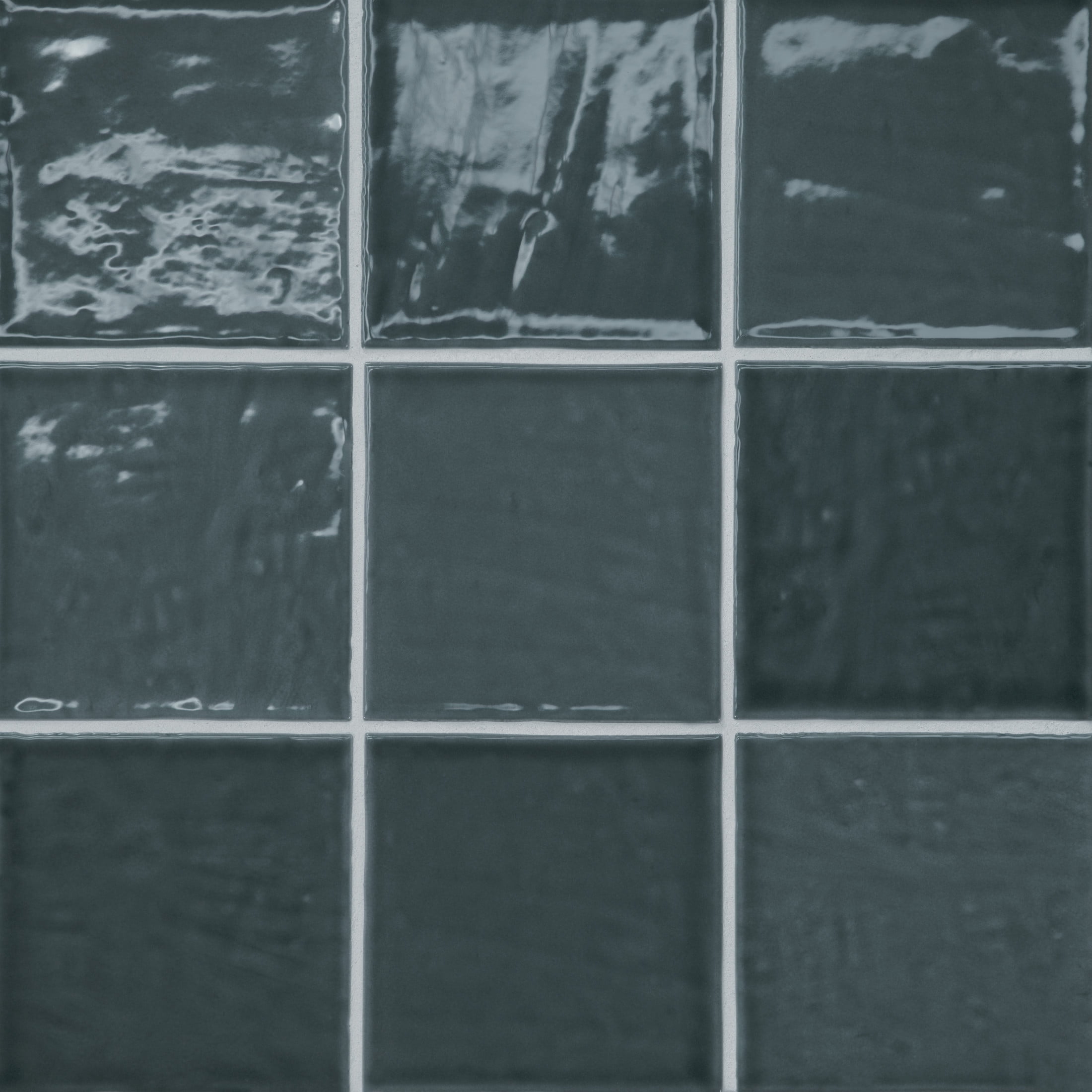 Bedrosians Marin Square Gloss Ceramic Tile 4 x 4, Midnight Tide (Navy ...