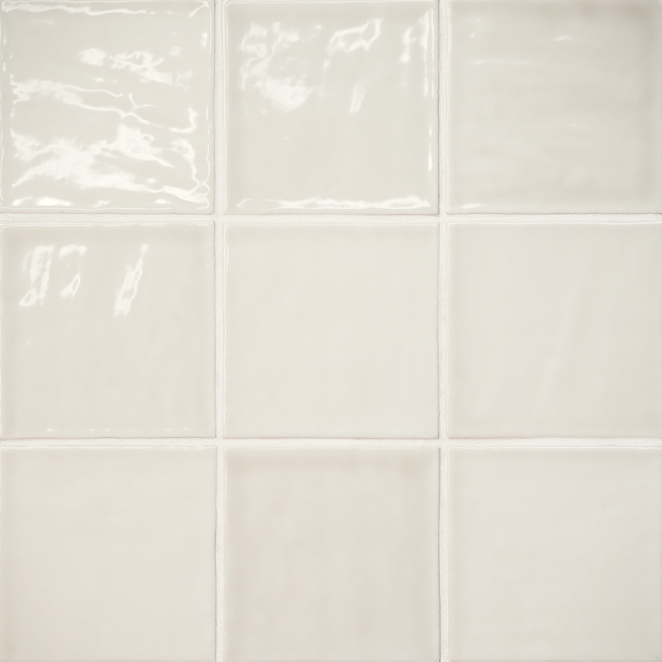 Bedrosians Marin Square Gloss Ceramic Tile 4 x 4, Sand Dollar (Beige ...