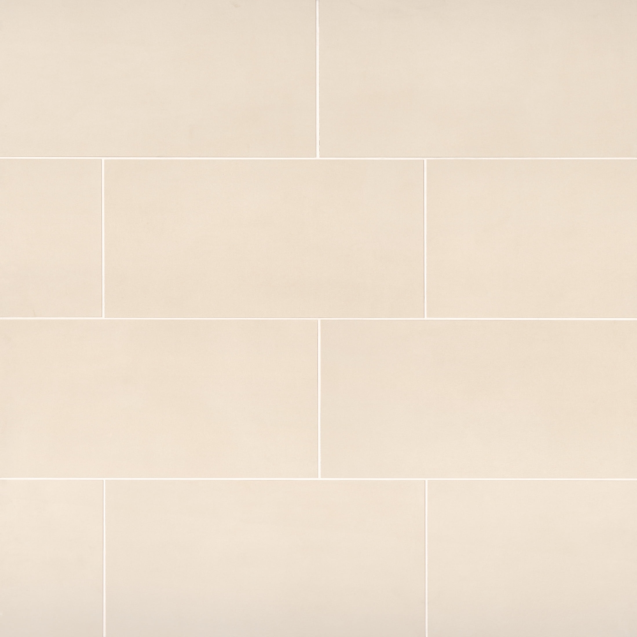 Bedrosians Sahara Rectangle Matte Porcelain Tile 12 x 24, White (13.56 ...