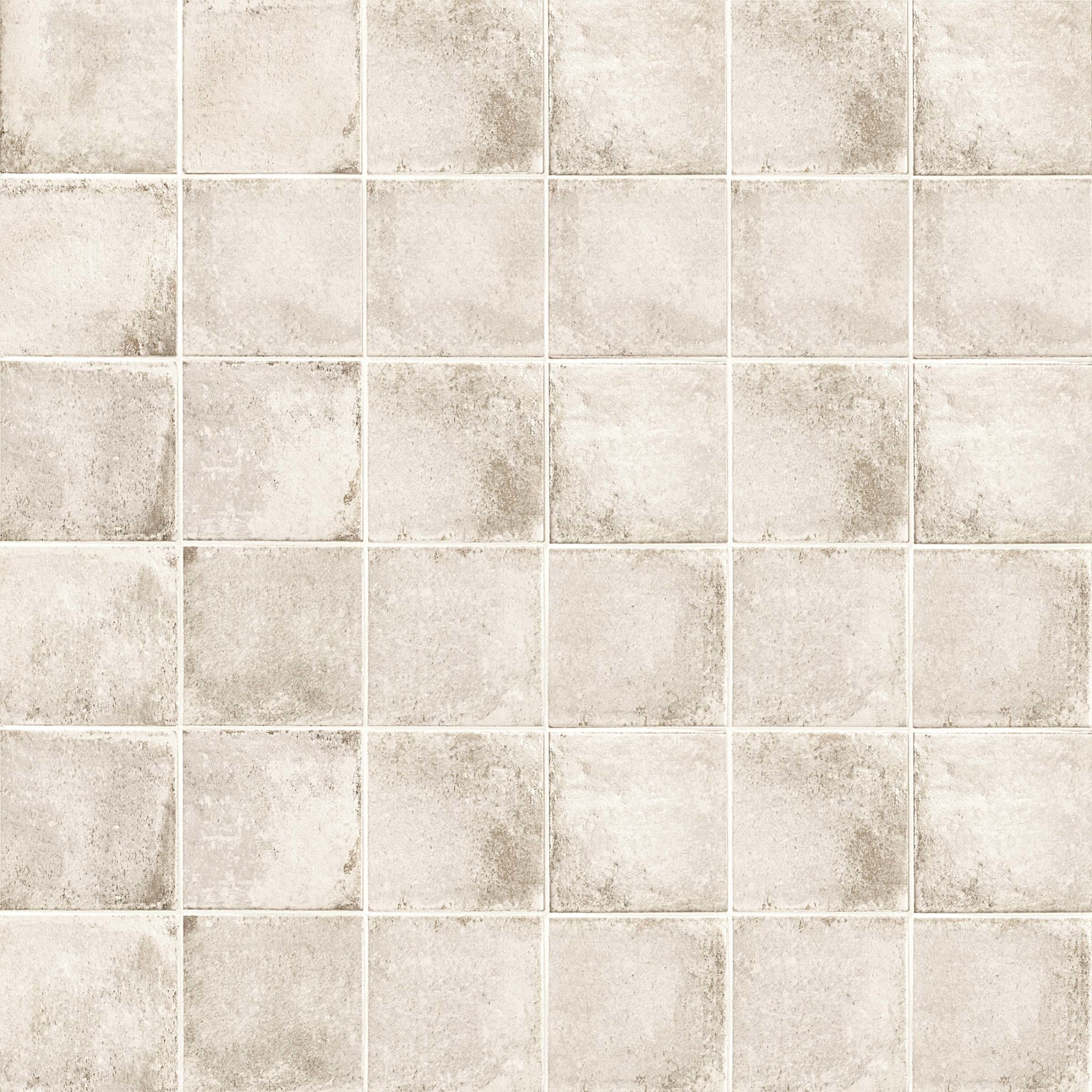 Bedrosians Vivace Square Gloss Porcelain Tile 5 x 5, Rice (5.38 sq. ft ...