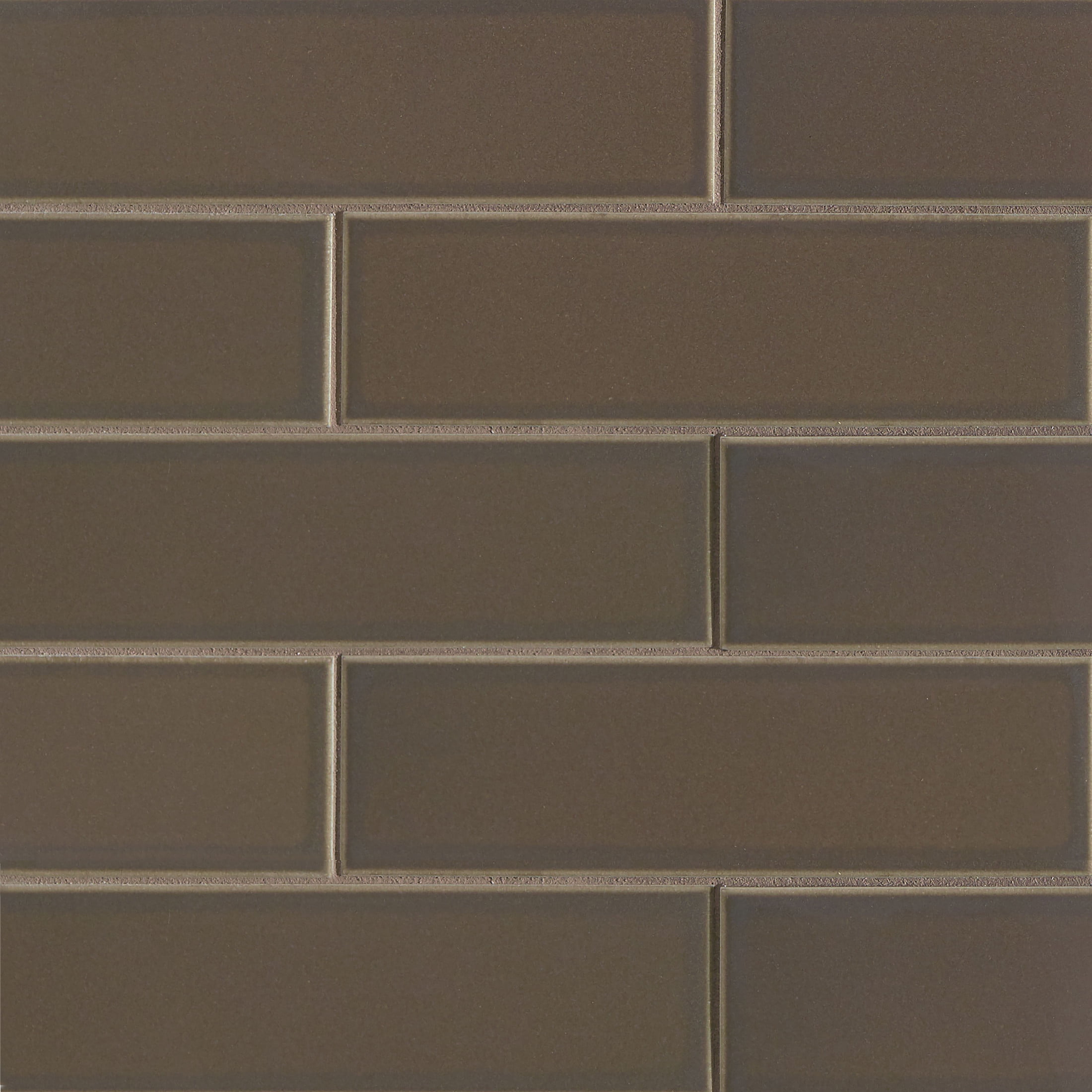 Bedrosians Zenia Rectangle Matte Porcelain Tile 3 x 9, Umbra (9.6 sq ...