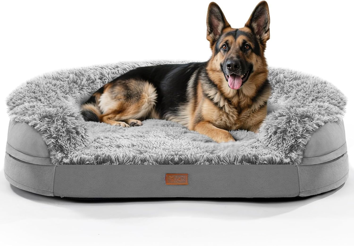 Beds for Dogs, .5"x35"x7.6", Removable and Washable Cover, Raised ...
