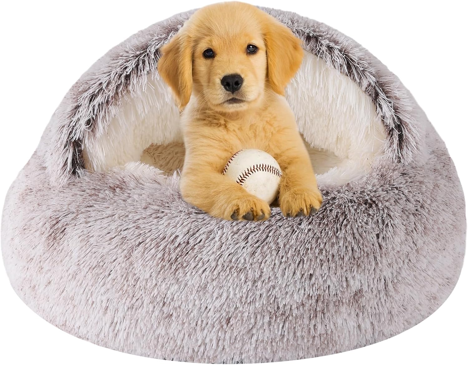 Beds for Small Dogs, Bed Cave, Washable Cute Bed, Cozy Nook Pet Bed for ...