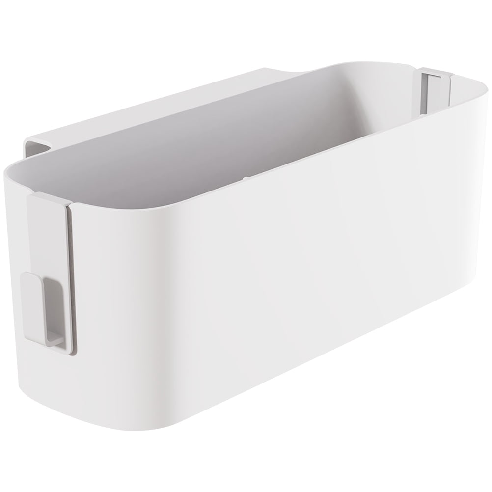 TABLZONE Plastic Hanging Storage Basket Bedside White PP 1Set - Walmart.com