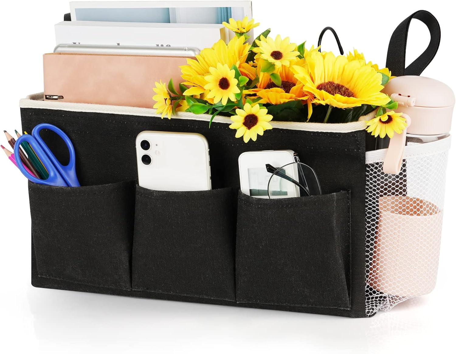 Bedside Caddy/Bedside Storage Bag Hanging Organizer for Bunk and ...