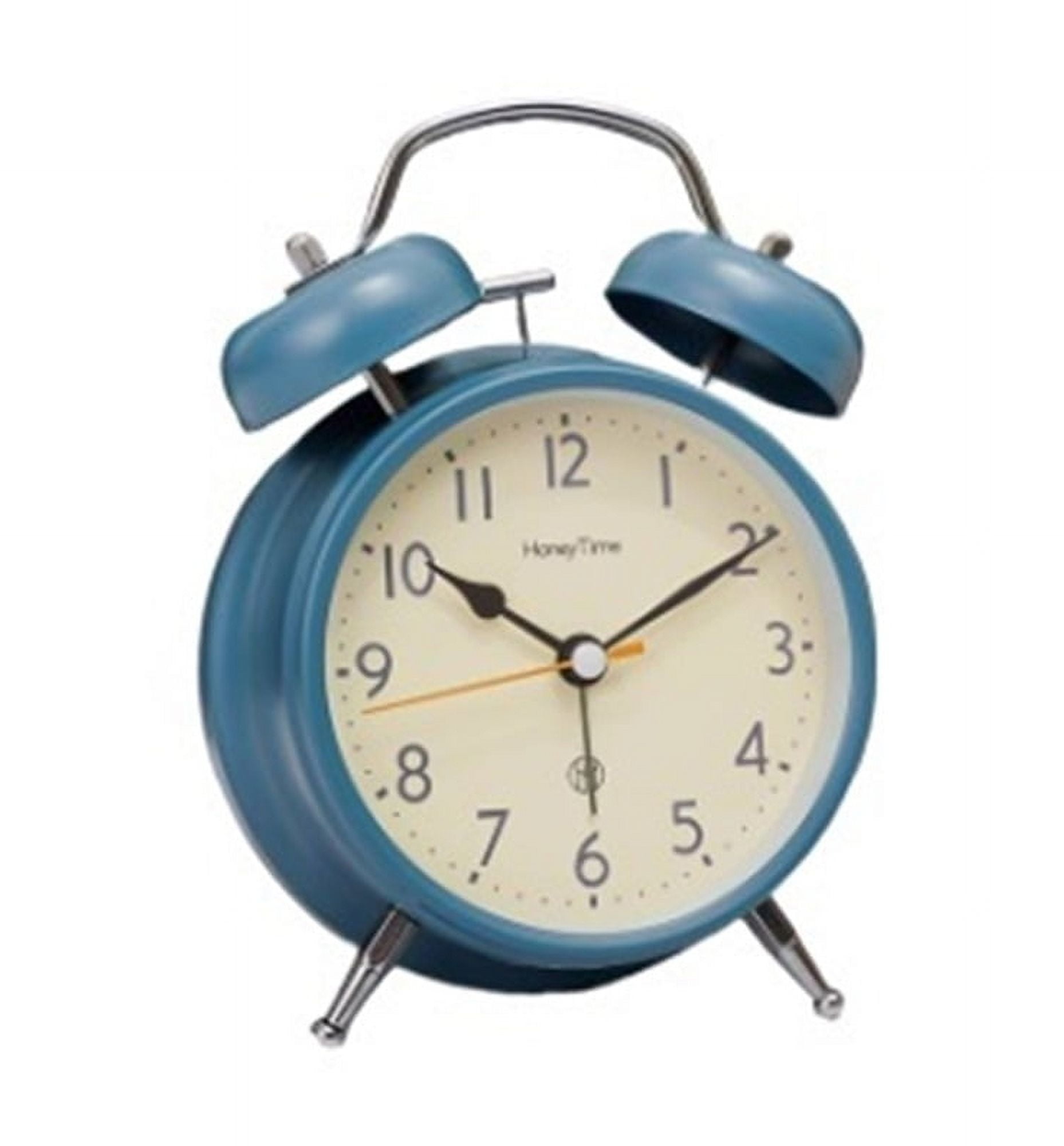 Bedside Clock Battery Operated Blue for Living Room Study Room School ...