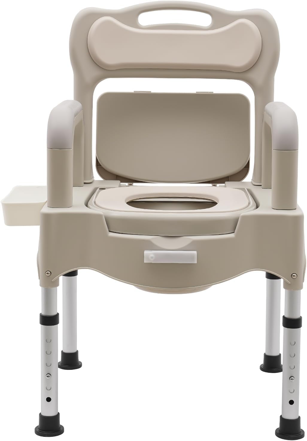 Bedside Commode Chair, 500 lbs Portable Toilet for Elderly Disabled ...