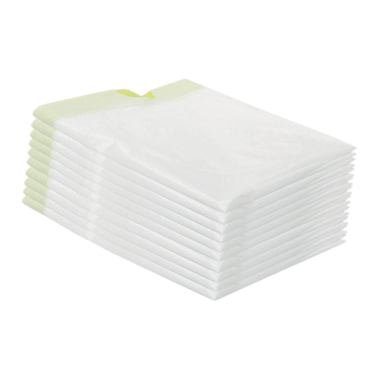 Bedside Commode Liners Toilet Bags Drawstring Bag with Absorbent Pad ...