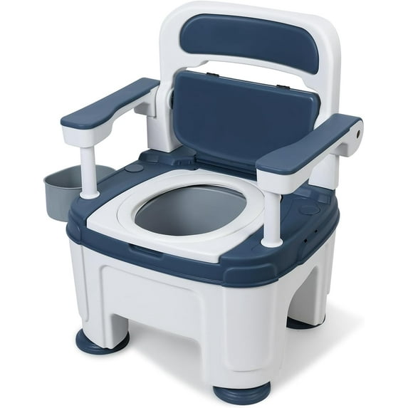 Bedside Commodes,Portable Toilet Chair for Adults with Arms,Height ...