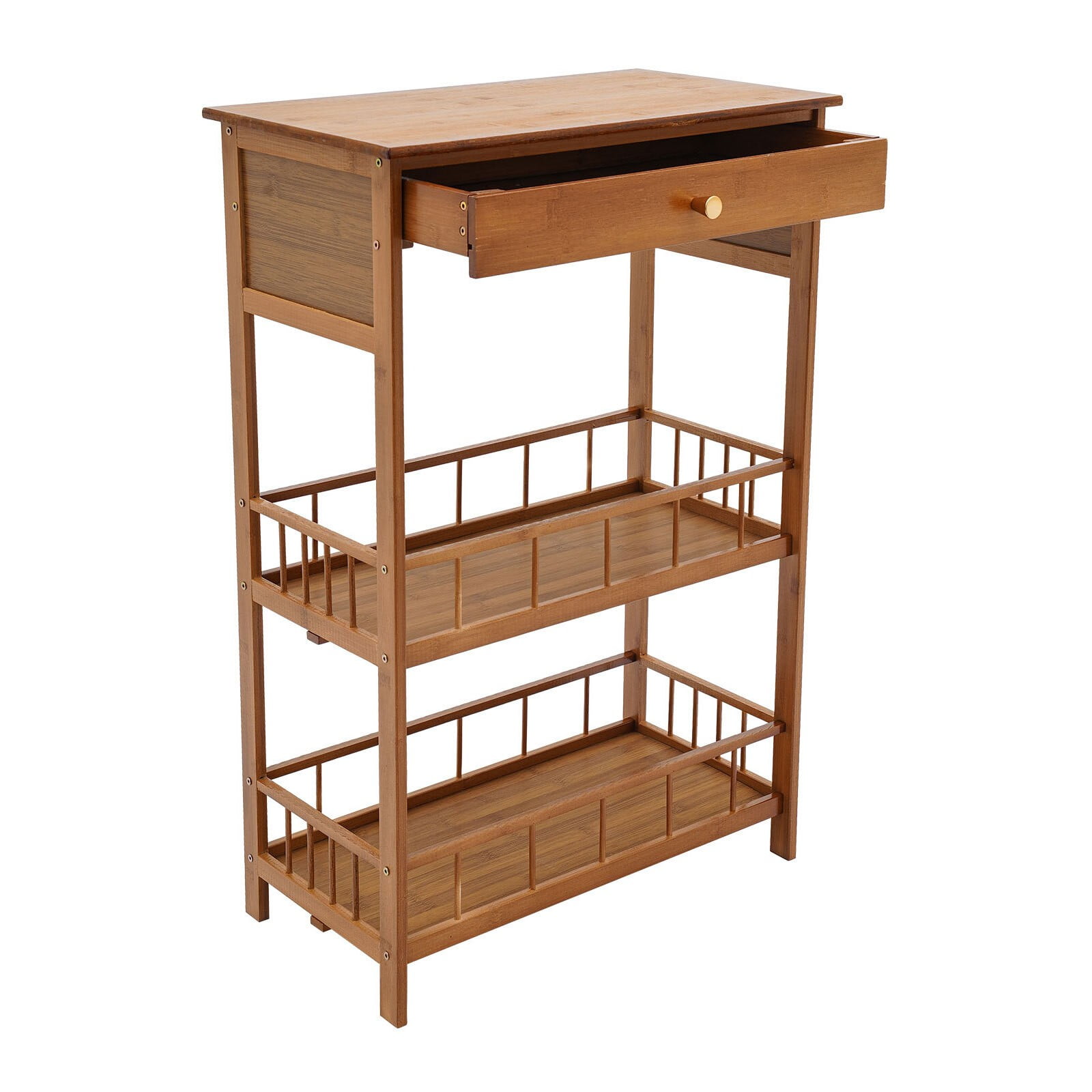 Bedside End Table Living Room Sofa Side Plant Stand Storage Drawer ...